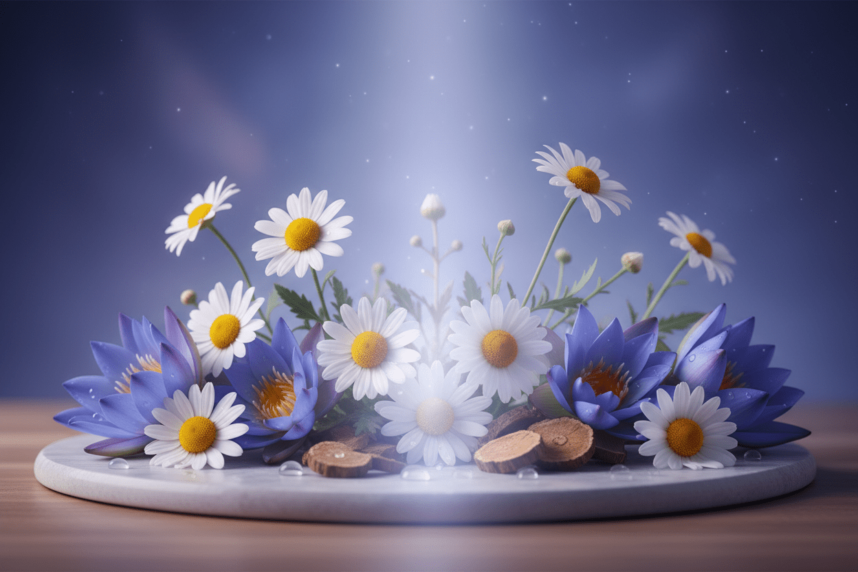Restorative Sleep: Natural Herbs Like Chamomile, Kava & Blue Lotus for ...